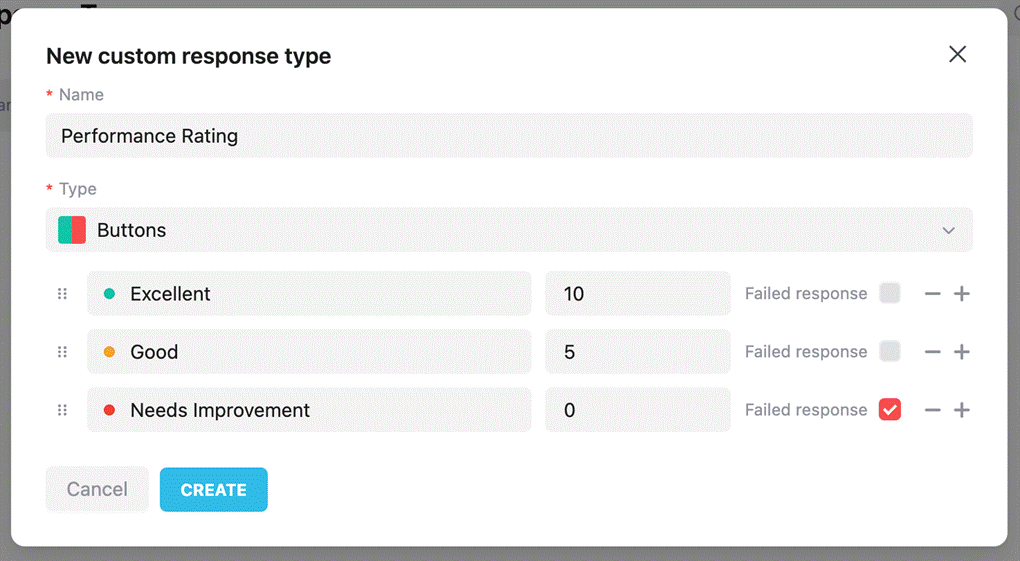 Custom Response Types – MonitorQA